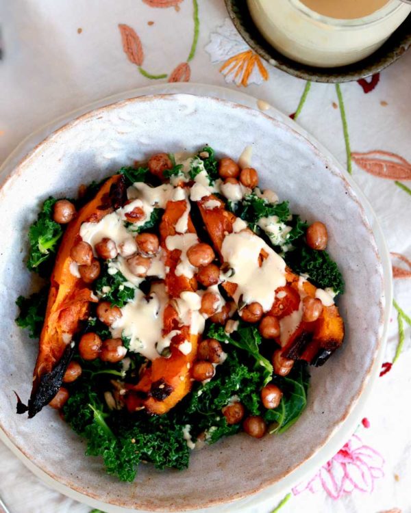 Easy Japanese Gomae Style Sesame Dressing with Winter Salad – The Vegan ...