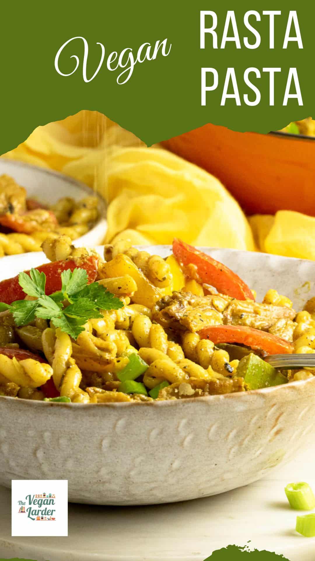 Easy Creamy Vegan Rasta Pasta – The Vegan Larder