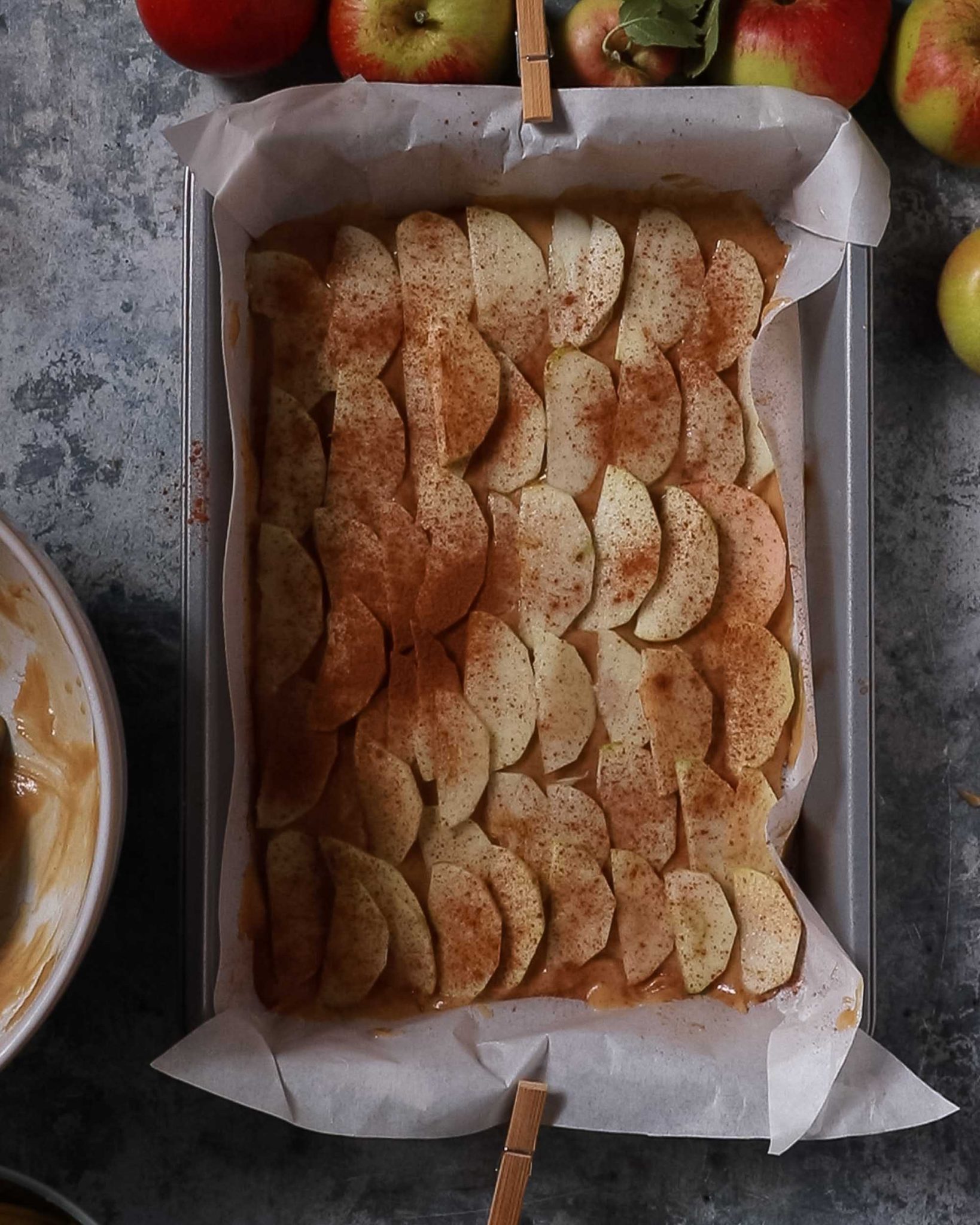 Apple Cake Tray Bake – The Vegan Larder