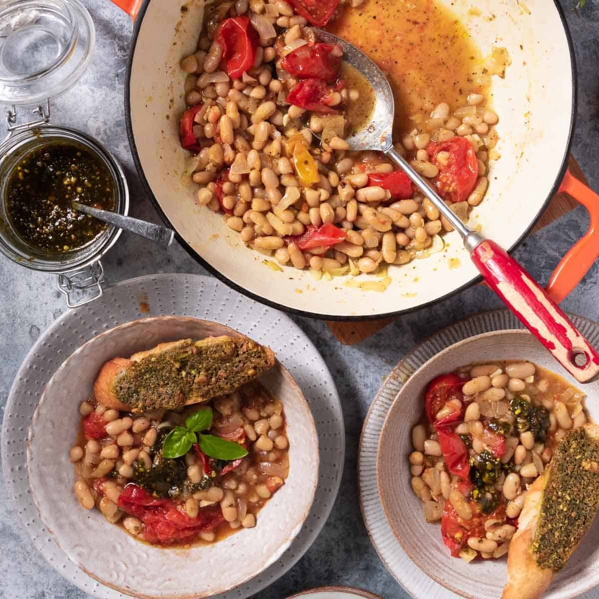 Roasted Tomato and White Bean Stew – The Vegan Larder